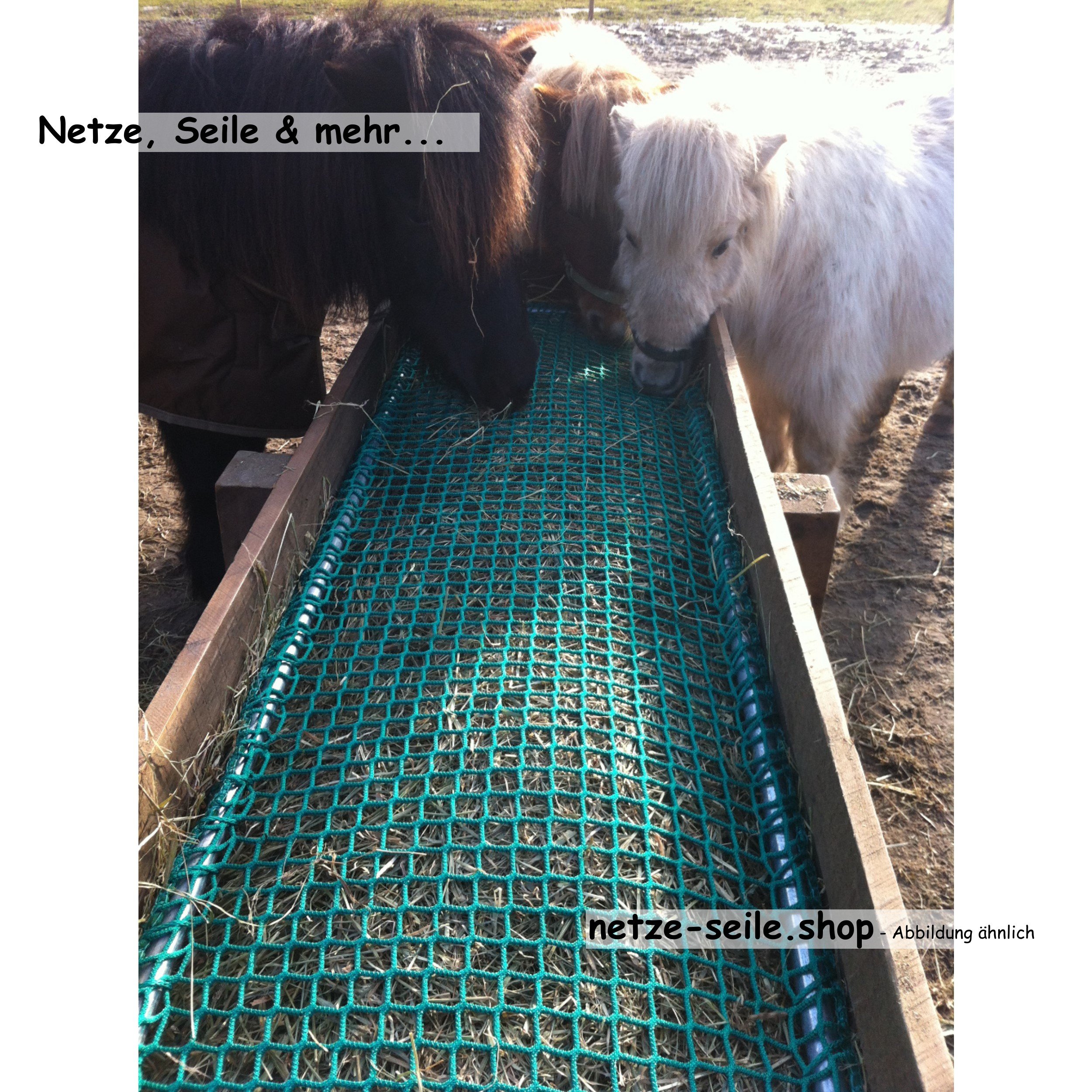 Flächiges PP-Netz knotenlos # 40 mm Maschenweite Ø 4 mm Garnstärke